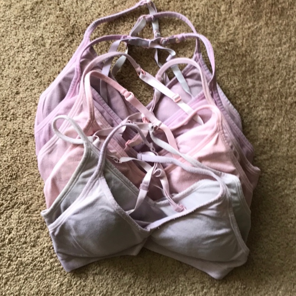 Anemone Bralette. 6 Pieces Shades Of Pink Color - Gem